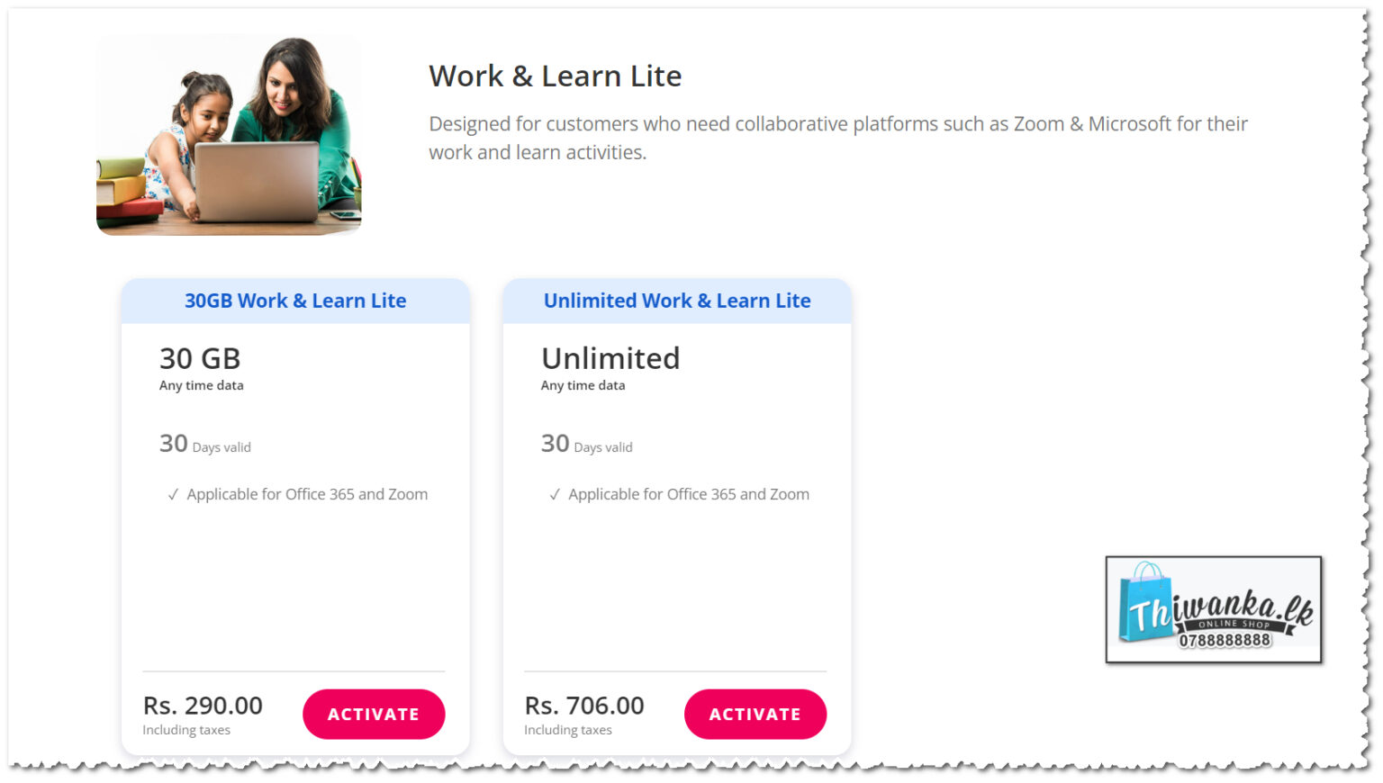 Dialog 4G Router Per Day ( Pre paid 4g Reload) - Thiwanka.lk