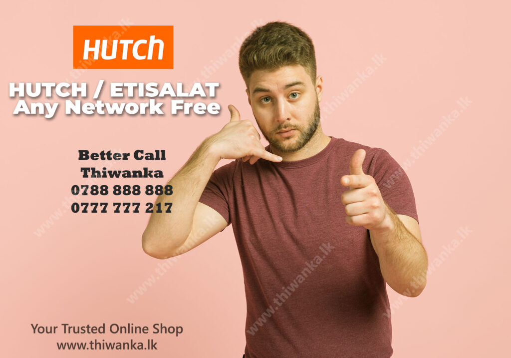HUTCH Any Time Data Sim Pre - Paid ( Reload ) - Thiwanka.lk