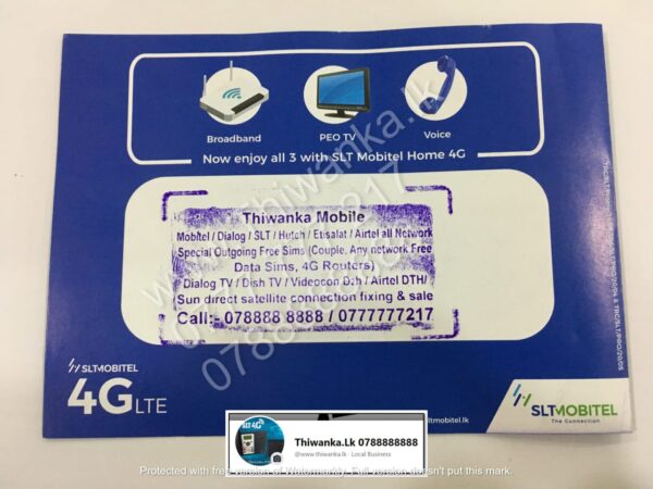 SLT Mobitel 4G Routers Post Paid Wifi - ( Night Time Unlimited Data ...