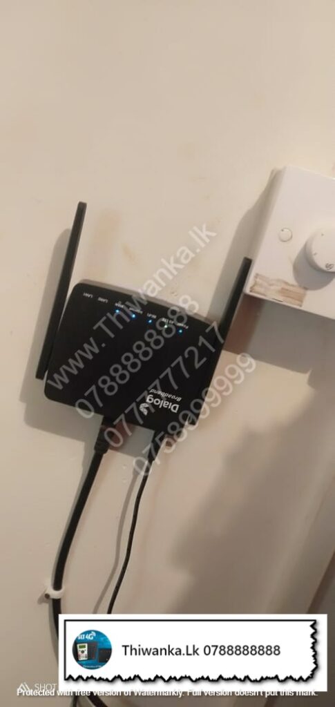 Dialog 4G Router ( Post paid 4g ) And Dialog Outdoor Antana - Thiwanka.lk