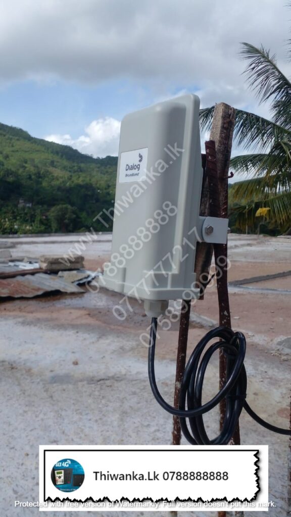 Dialog 4G Router ( Post paid 4g ) And Dialog Outdoor Antana - Thiwanka.lk