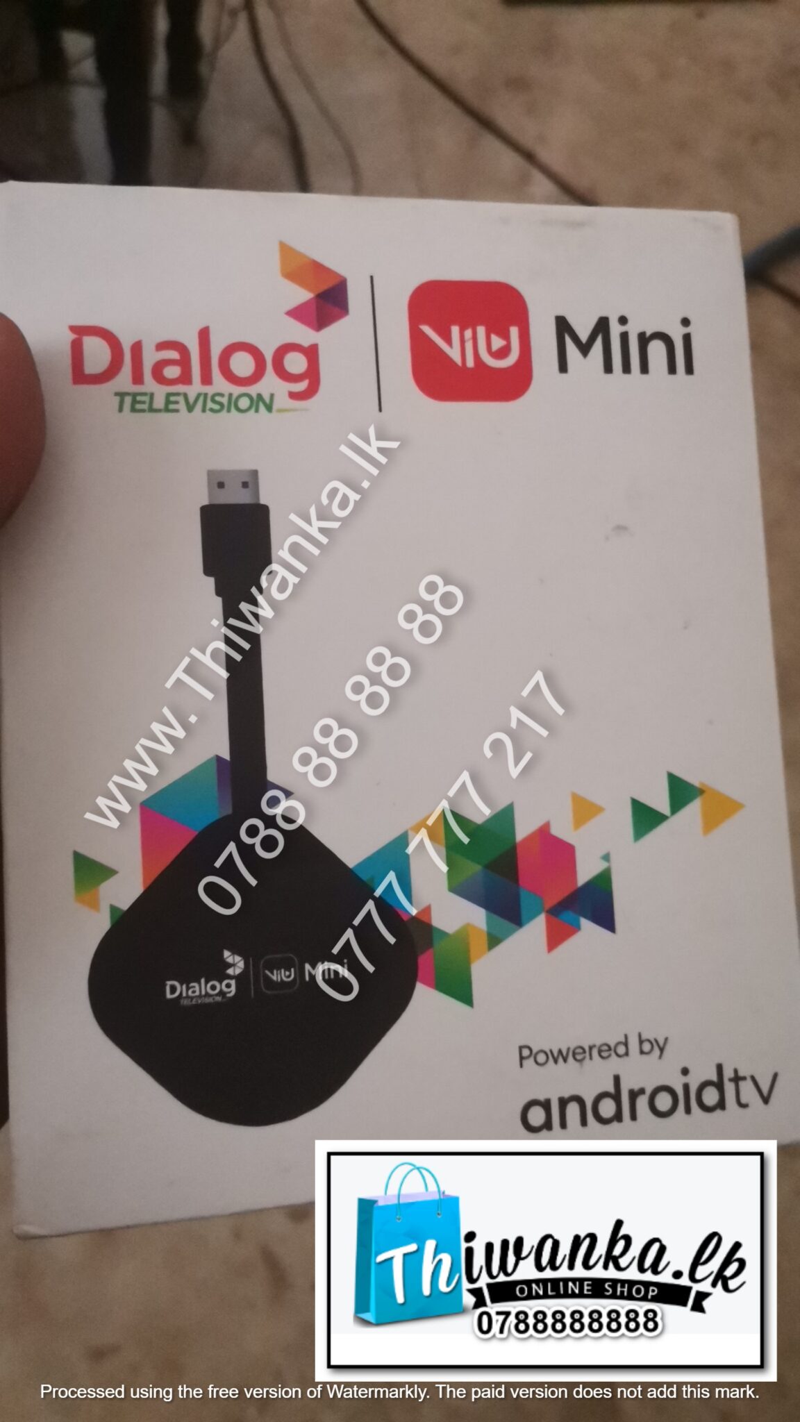 Dialog Viu Mini Tv Box - Post paid ( Special Limited offer ) - Thiwanka.lk