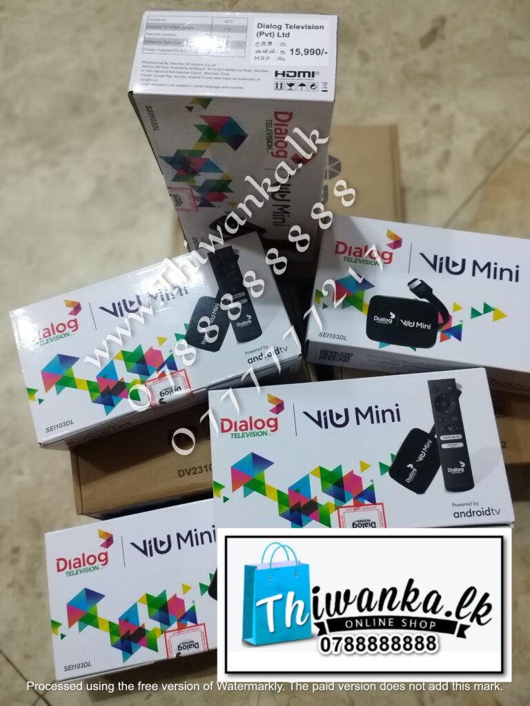 Dialog Viu Mini Tv Box - Pre paid & Post paid - Thiwanka.lk