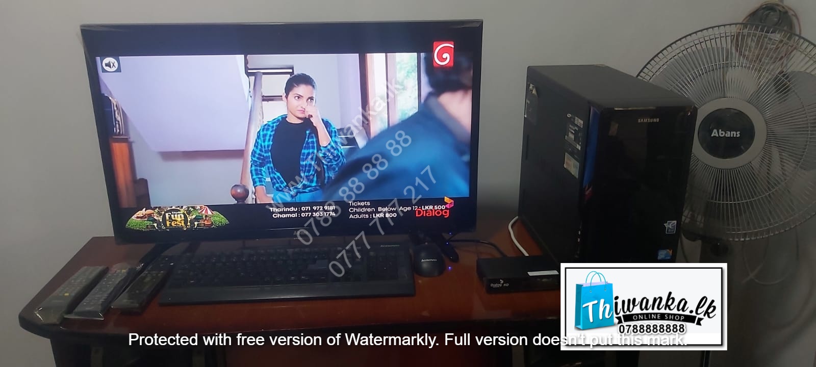Kandy Katugasthota Dialog tv Fixing Done . සල්ලි දැම්මා , සවිකරලත් ...