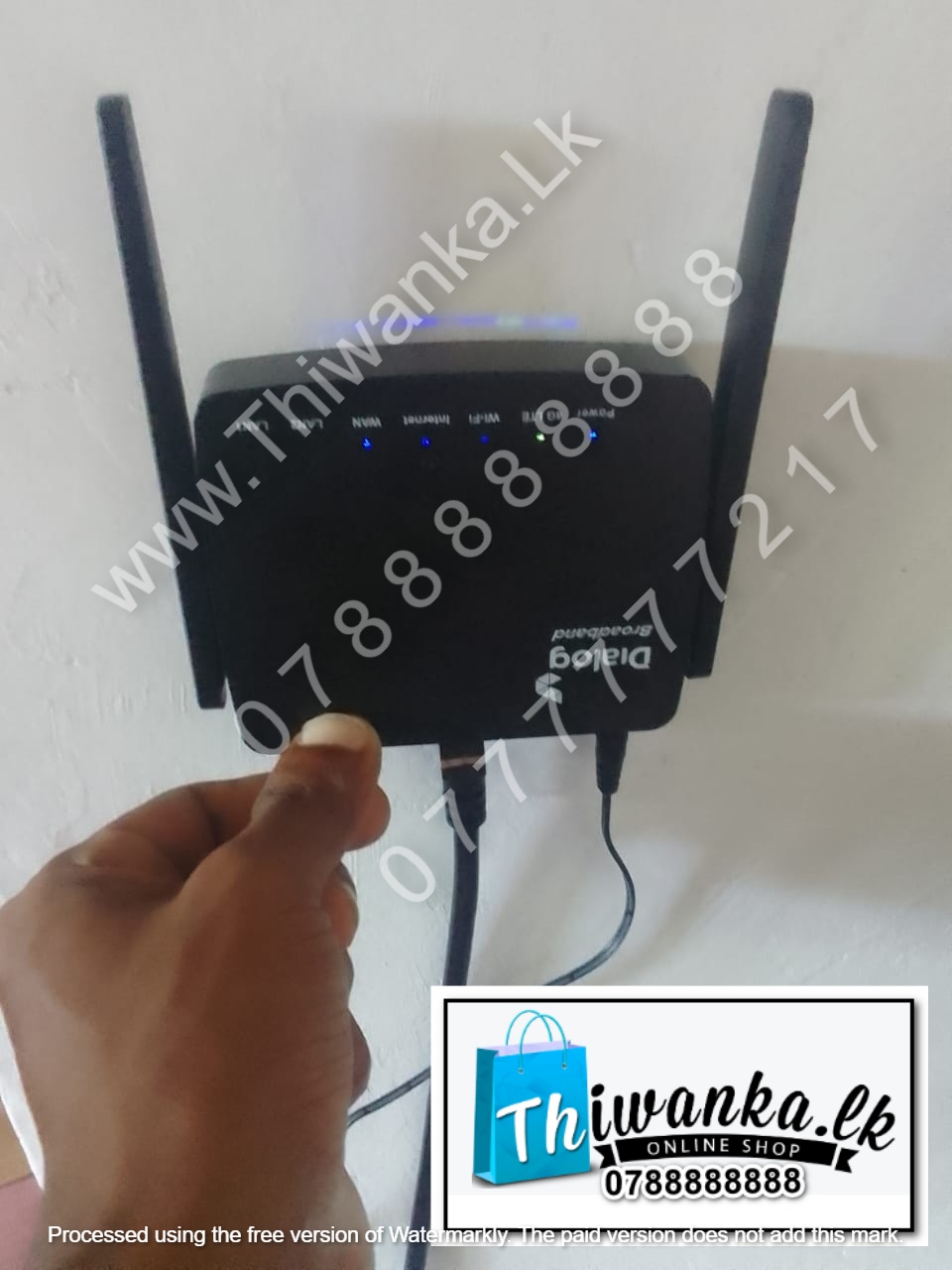 Nittambuwa Dialog 4g outdoor unit fix done - Thiwanka.lk