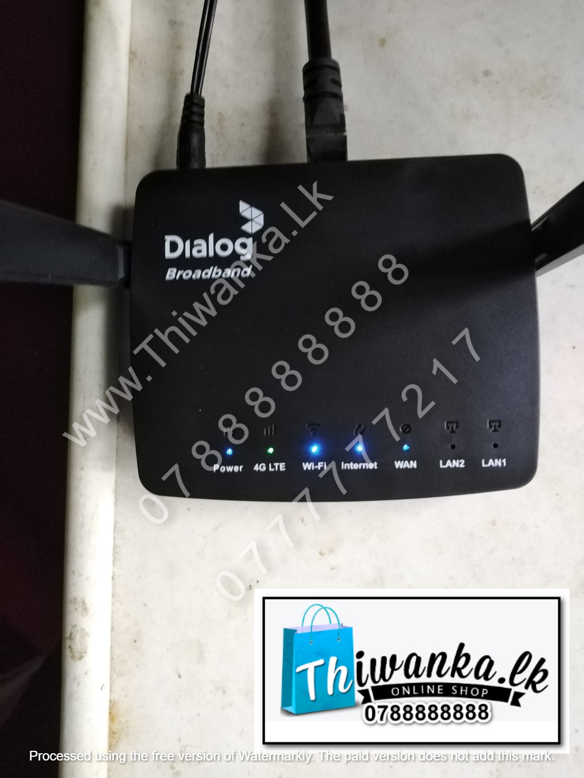 Bandaragama Dialog 4g outdoor unit fix done - Thiwanka.lk