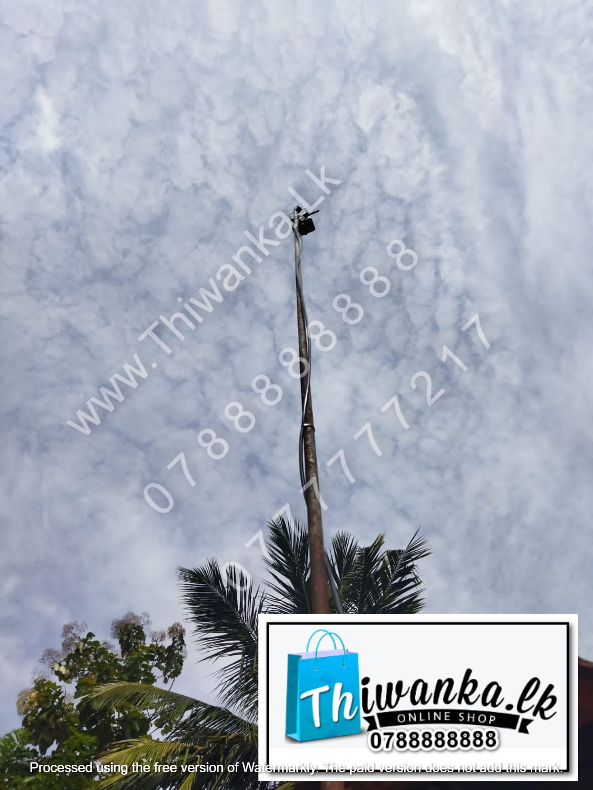 Ambalantota Dialog 4g outdoor unit fix done - Thiwanka.lk