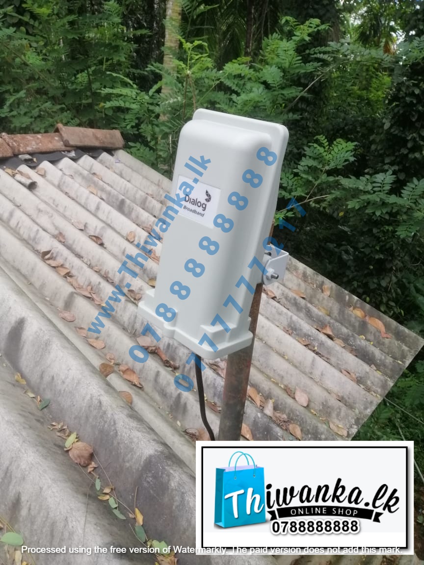 Badalkumbura Dialog 4g outdoor unit fix done - Thiwanka.lk