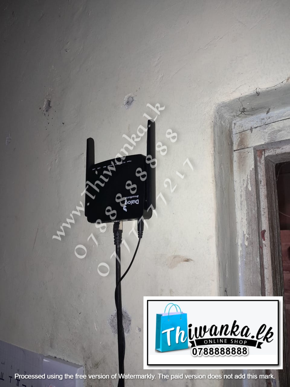 Mihinthale Dialog 4g outdoor unit fix done - Thiwanka.lk