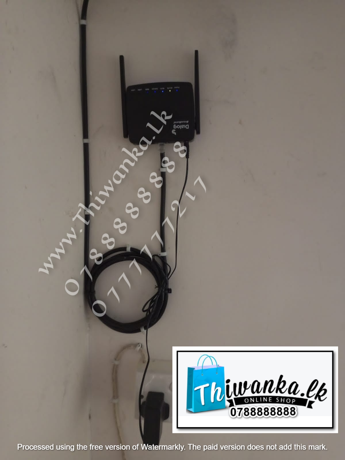 Gonapinuwala Dialog 4g outdoor unit fix done - Thiwanka.lk