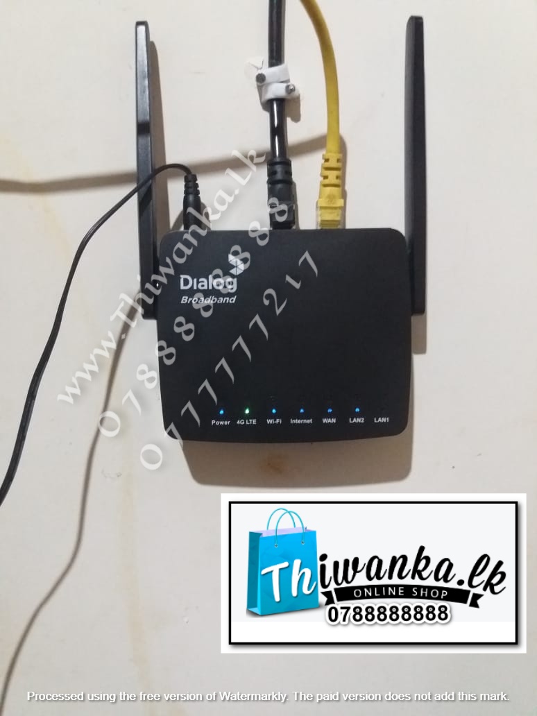 Kolabage Ara Dialog 4g outdoor unit fix done - Thiwanka.lk