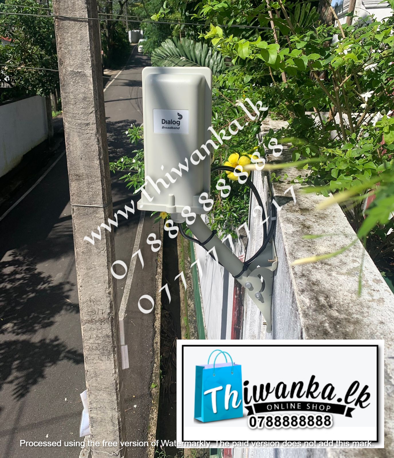 Piliyandala Dialog 4g Outdoor Antana Fix done - Thiwanka.lk