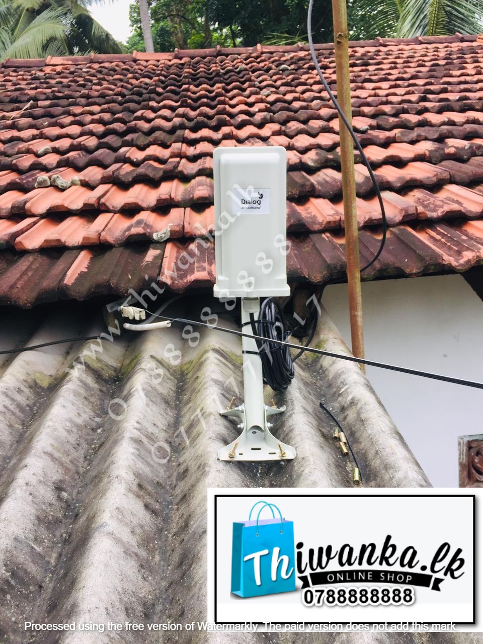 Minuwangoda Dialog 4g Outdoor Antana Fix Done - Thiwanka.lk