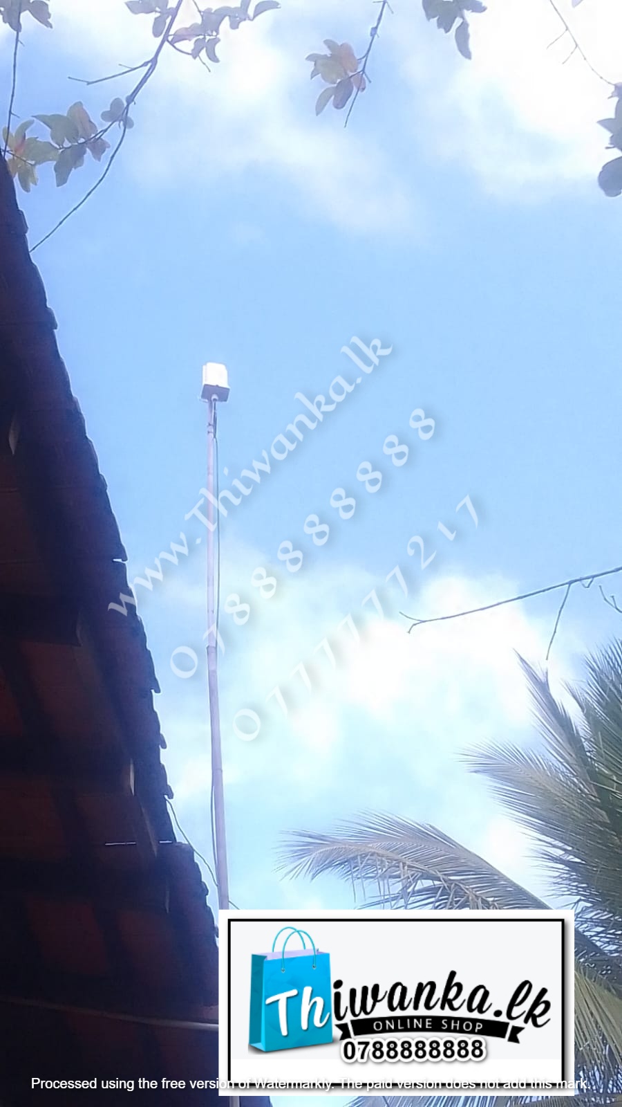 Anamaduwa Dialog 4g outdoor unit fix done - Thiwanka.lk