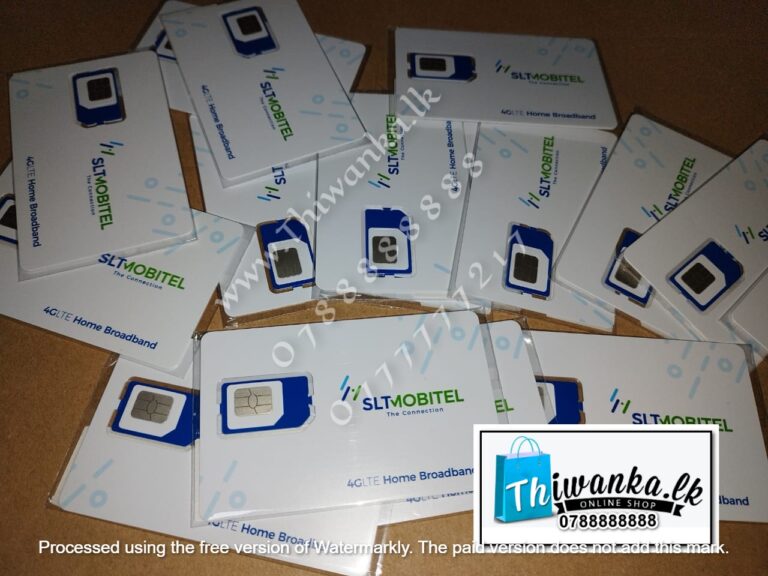 Slt Mobitel 4G Router Sims / Dialog 4G Router Sims - Home Broadband 4g ...
