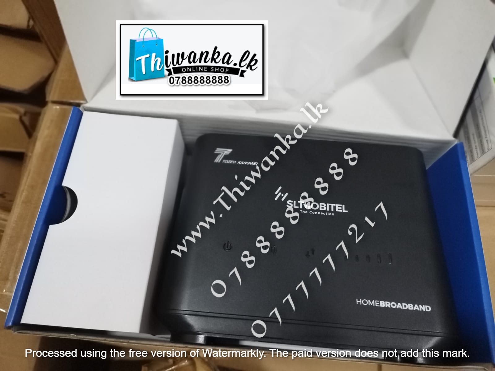 Nugegoda Slt mobitel 4g router Cat 6 S12 Pro done - Thiwanka.lk